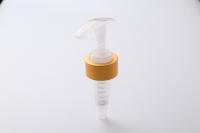 China Matte Gold Lotion Dispenser Pump 33/410 Aluminum Lotion Pump for sale