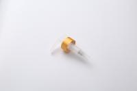 China Matte Gold Lotion Dispenser Pump 33/410 Aluminum Lotion Pump for sale