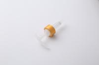 China Matte Gold Lotion Dispenser Pump 33/410 Aluminum Lotion Pump for sale