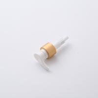 China Ribbed 24 410 Black Lotion Pump / Aluminium Gold Dispenser Pump for sale