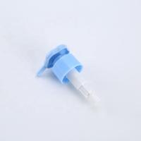 China Ribbed 28mm Blue Soap Dispenser Pump / Customized Plastic Screw Pump for sale