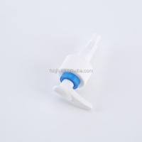 China 1.2ml/t Hand Sanitizer Large Bottle Pump , Ribbed Hand Gel Dispenser Pump for sale