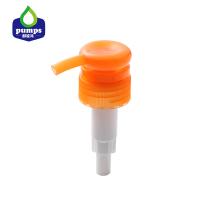 China Plastic Shampoo Lotion Pump Head Screw Cover Non Spill White Soap Pump for sale