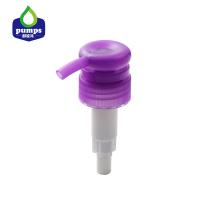 China Plastic Shampoo Lotion Pump Head Screw Cover Non Spill White Soap Pump for sale