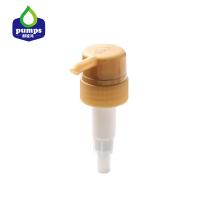 China 2CC Soap Lotion Dispenser Pump Head Ribbed Cover For Plastic Bottles for sale