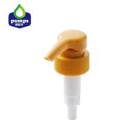 China Non Spill Lotion Dispenser Pump 2cc Plastic Ribbed With Smooth Closure for sale