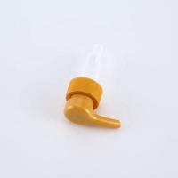 China Non Spill Lotion Dispenser Pump 2cc Plastic Ribbed With Smooth Closure for sale