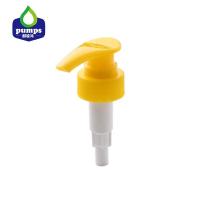 China 28-410 Yellow Plastic Lotion Pump Head PP OEM ODM For Bottles for sale