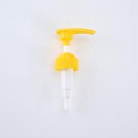 China 28-410 Yellow Plastic Lotion Pump Head PP OEM ODM For Bottles for sale
