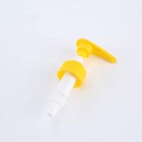 China 28-410 Yellow Plastic Lotion Pump Head PP OEM ODM For Bottles for sale
