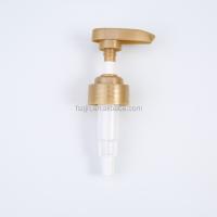 China 33mm Ribble Cover Plastic Facial Cleanser Pump 1.4ml/t For PET Bottle for sale