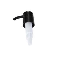China 4CC 1 Gallon Shampoo Pump 0.14ml/T Black Screw Lock Plastic Soap Dispenser Pump Tops for sale