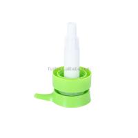 China 24/415 33/410 Shampoo Lotion Pump Light Green Screwed Round Top for sale