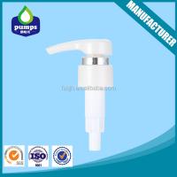 China 4.0CC Liquid Soap Dispenser Pump Ribbed 24mm white lotion pump For Bottle for sale