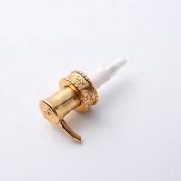 China ODM UV Aluminum Rose Gold Soap Pump , 33/410 Lotion Transfer Pump for sale