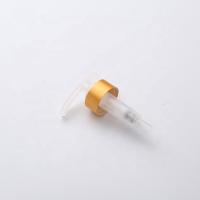 China 33/410 Aluminum Gold Lotion Pump Metal Matte Shower Soap Shampoo Pump for sale