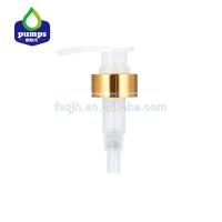China Free Samples Gold Lotion Pump 24-410 24-415 Custom Logo Bulk Soap Dispenser Pumps for sale