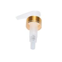 China Plastic Hand Gold Lotion Pump Big Dosage 28mm 32mm 38mm Custom Logo for sale
