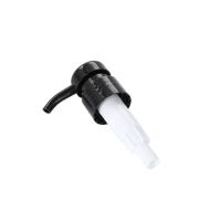 China High Grade Black Plastic Soap Pump Tops 28/410 Ribbed Replacement Lotion Pump Head for sale