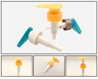China Aluminum Matt Gold Collar Plastic Bottle Pump UV Coating 24 410 28 410 for sale