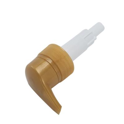 China 24/415 Plastic Screw Ribbed Lotion Pump Head For Shampoo Bottle for sale