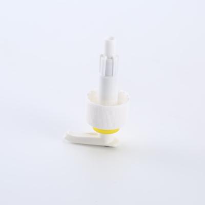 China 28 410 Plastic Bottle Pump Soap Dispenser UV Coating Aluminum Matt Gold Collar Lotion Pump for sale