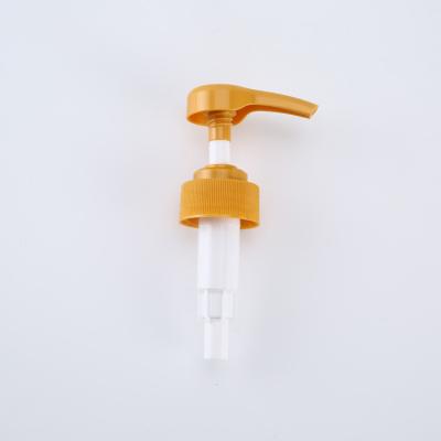 China Hair Shampoo 24/410 Aluminum Lotion Pump Custom Logo Silver for sale