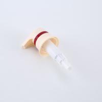 China Ribbed Closure Hand Lotion Bottle Pump 30/410 Color Printing for sale