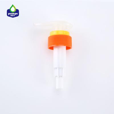China Cosmetic Plastic Packaging Liquid Shampoo Pp Material Lotion Pump For Cleaning Use,Luxury Pump Lotion for sale
