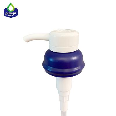 China Shampoo Packaging Plastic Lotion Pump With Aluminum Collar Size 28/410 for sale