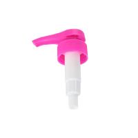 China Purple PP Plastic Foam Pump Head 33mm 4.4g Non Spill Ribbed Closure for sale