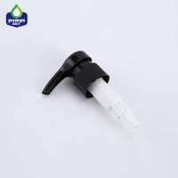 China 28mm Black Lotion Pump , Big Dosage 4cc Ribbed Plastic Liquid Soap Dispenser Pump for sale