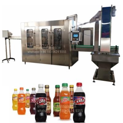 China Soda Cola Soft Drink Making Filling Line, Sparkling Water Bottling Line for sale
