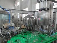 China 3000 BPH Water Glass Bottle Filling Machine With Twist off Cap , Hot Filling Machine for sale