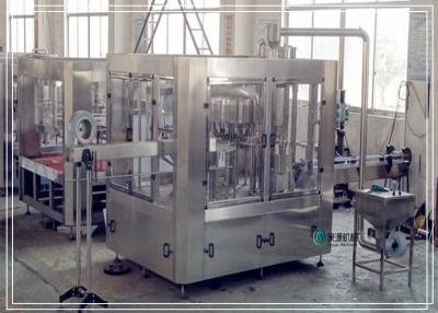 China CE Certificated Fruit Juice Processing Machines With Glass Bottles PCL Control for sale