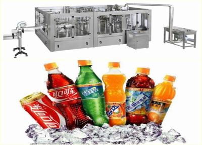 China 380V 50HZ Carbonated Drink Soda Water / Cola / Soft Drink Filling Machine for sale