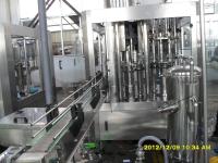 China 3 In 1 Monoblock Hot Milk Filling Machine 4000 - 6000 BPH Bottle Filling Equipment for sale