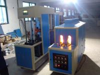 China Semi Auto Plastic Bottle Molding Machine 0.1 - 3L 2 Cavity Blow Moulding Machine for sale