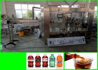 China Carbonated Soft Drink Automatic Bottle Filling Machine For Beverage / Chemical / Food for sale