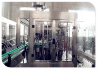 China Aerated Water / Beverage Filling Machine SUS304 Silvery White For Glass Bottle for sale