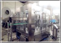 China Aerated Water / Beverage Filling Machine SUS304 Silvery White For Glass Bottle for sale