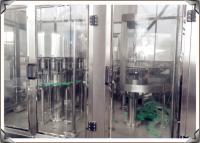 China Aerated Water / Beverage Filling Machine SUS304 Silvery White For Glass Bottle for sale