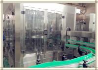 China Aerated Water / Beverage Filling Machine SUS304 Silvery White For Glass Bottle for sale