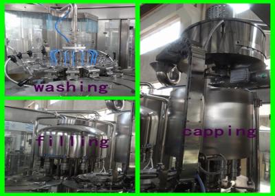 China Rotary Wheel 3-In-1 Plastic Bottle Water Making / Packing Water Bottling Machine for sale