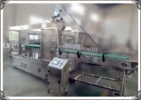 China Silvery White Carbonated Drinks Automatic Bottle Filling Machine For Beverage Industry for sale