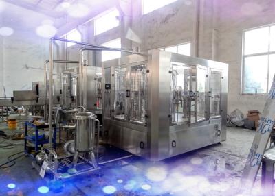 China CE / SGS Rotary 3 in 1 Juice Production Line 6000 Bottles Per Hour for sale