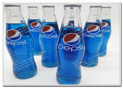 China Blue Pepsi Cola Making Machine Carbonated Water Bottling Plant With Glass Bottle for sale
