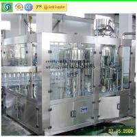 China 3-In-1 Monoblock Automatic Pure Liquid Bottle Filling Machine For Fruit Juice Production for sale