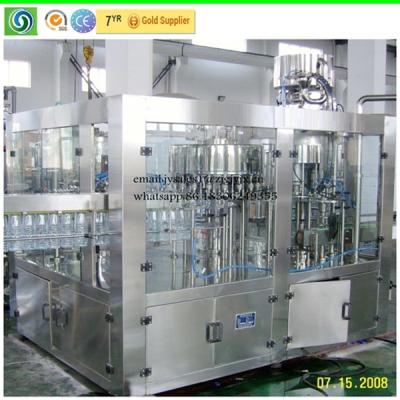 China 3-In-1 Monoblock Automatic Pure Liquid Bottle Filling Machine For Fruit Juice Production for sale