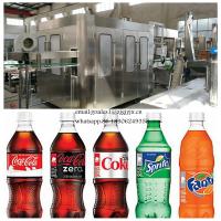 China Automatic Carbonated Beverage Production Line / 3-In-1 Soft Drink Filling Machine for sale